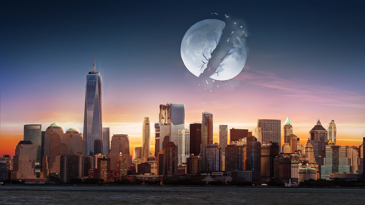 The rare eclipse only possible with two moons