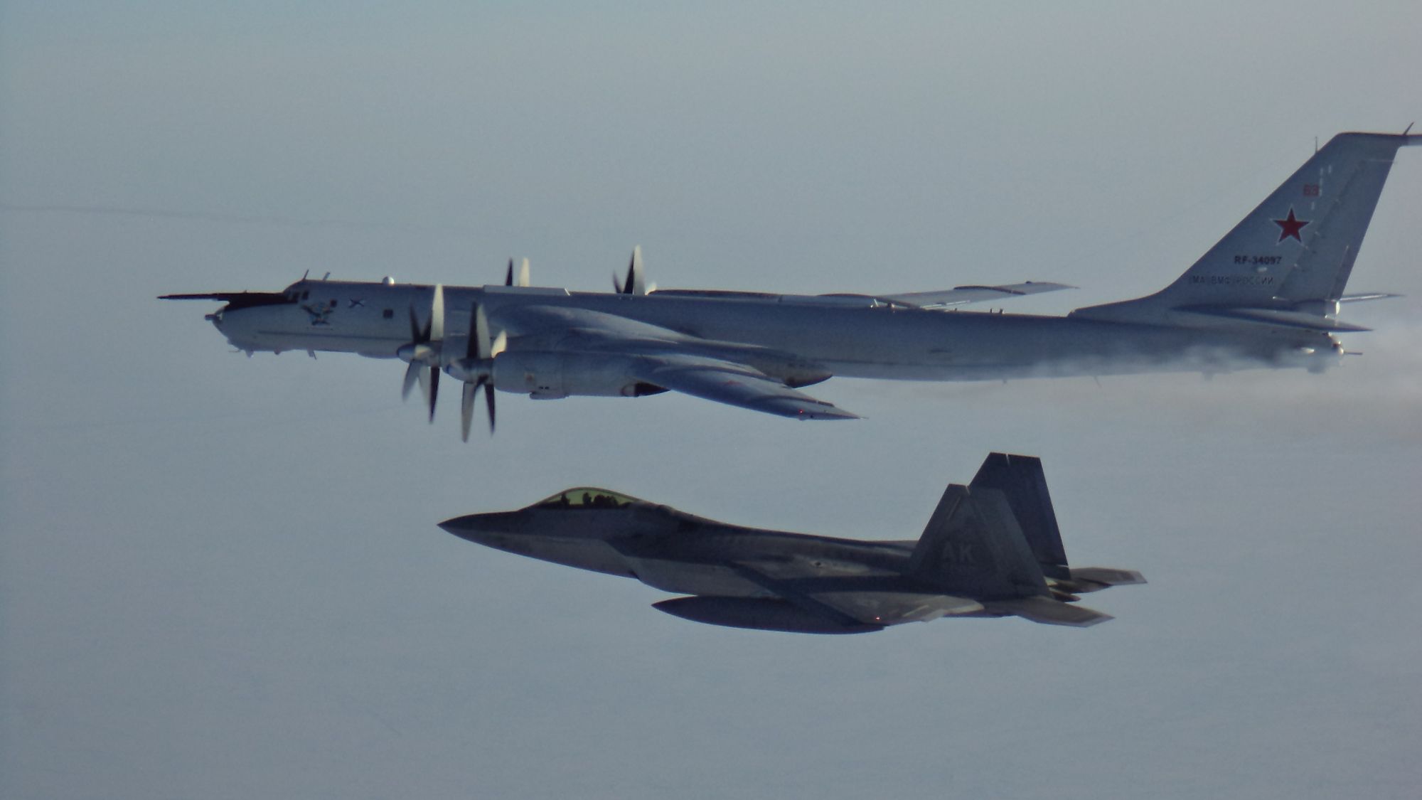 NORAD intercepts two Russian Tu-142s in Alaskan and Canadian ADIZs
