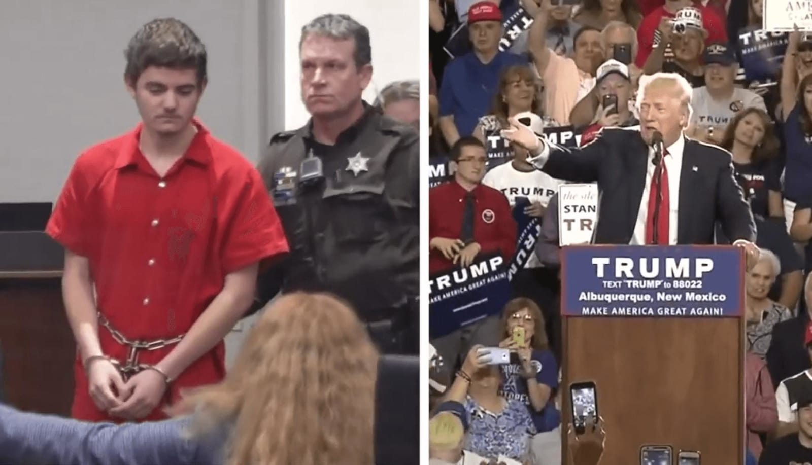 Teen who killed parents to fund plot to kill Trump jailed for life with ...
