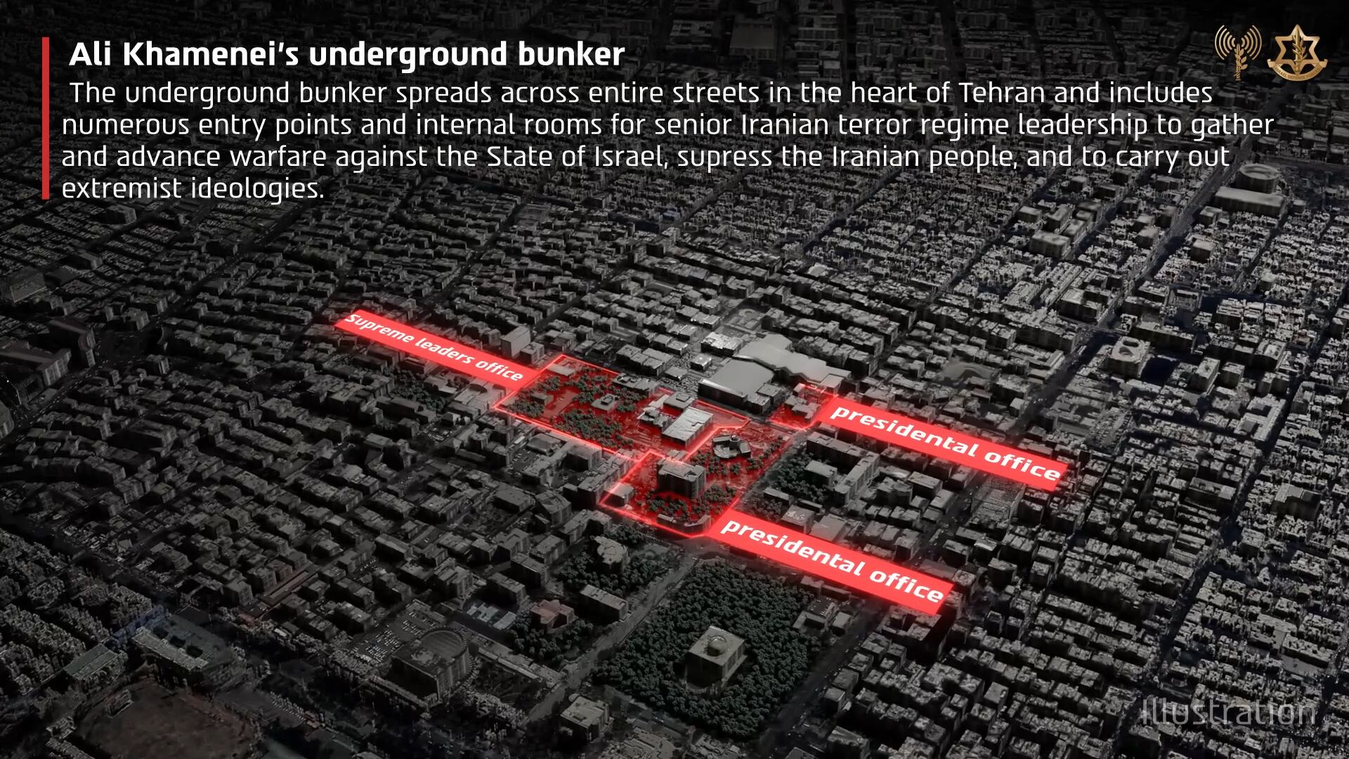 Israeli military reveals maze-like bunker used by Iran's supreme leader