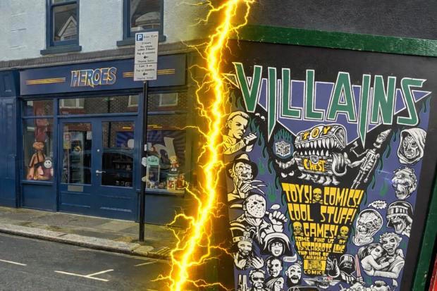 Heroes and villains — theft case highlights comic shop rivalry