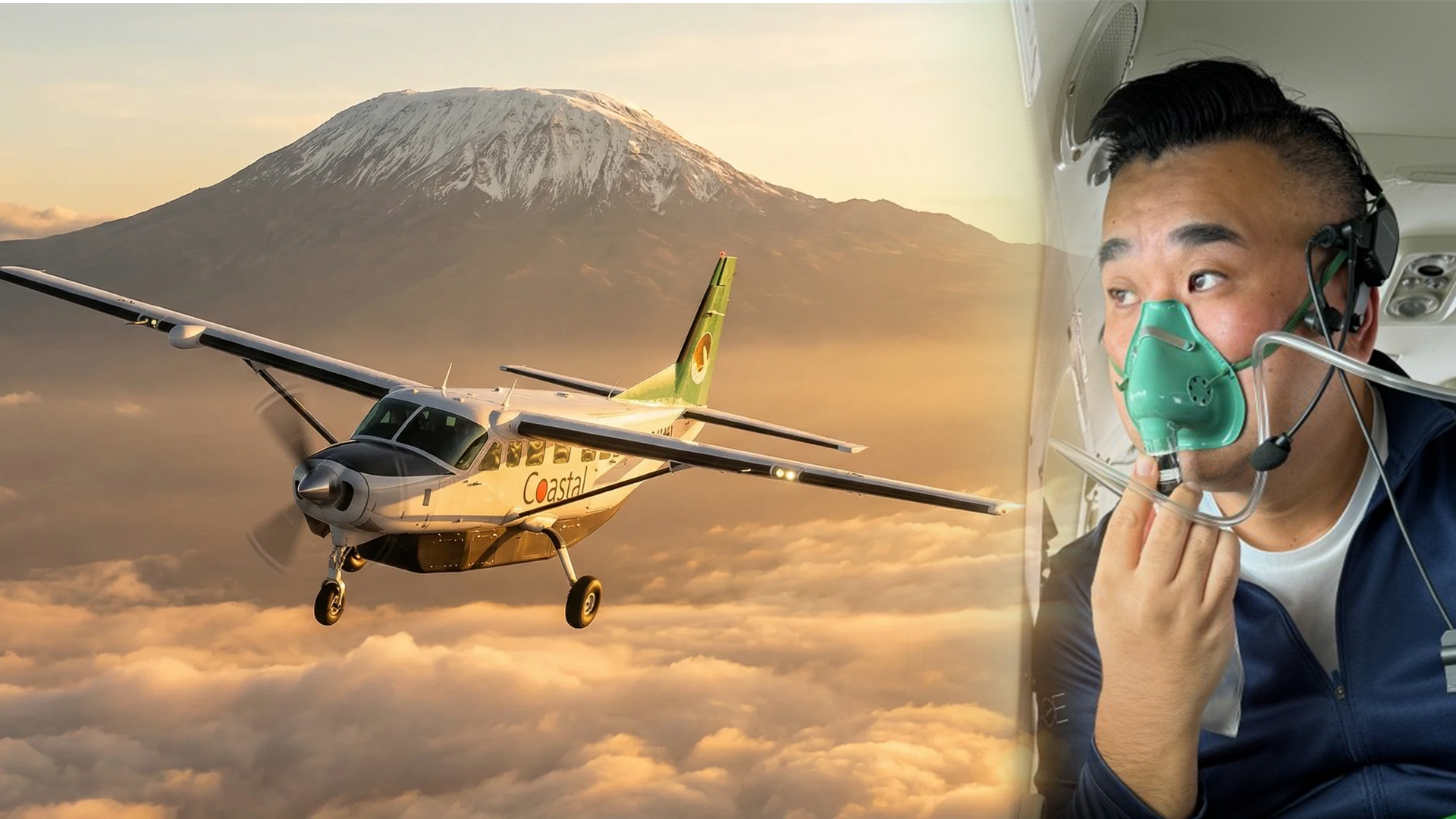 Unpressurized at 20,000 ft over Mt. Kilimanjaro! Air Tanzania (2025)