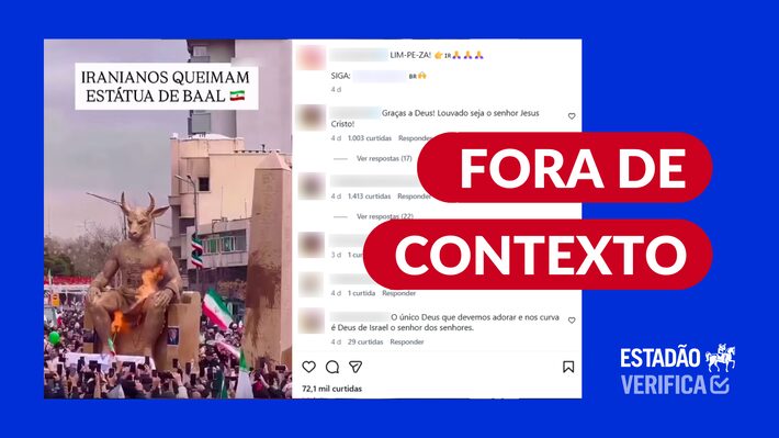 Estátua de Baal não foi queimada no Irã em comemoração a ataques dos ...