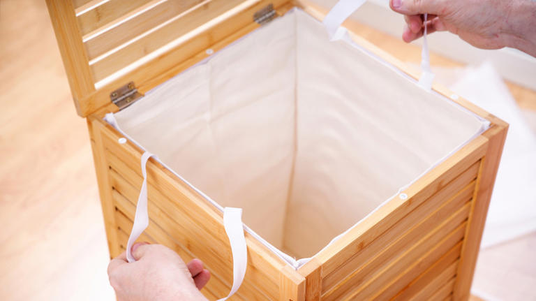 Why your kitchen could use a laundry hamper (it's cuter than it sounds)