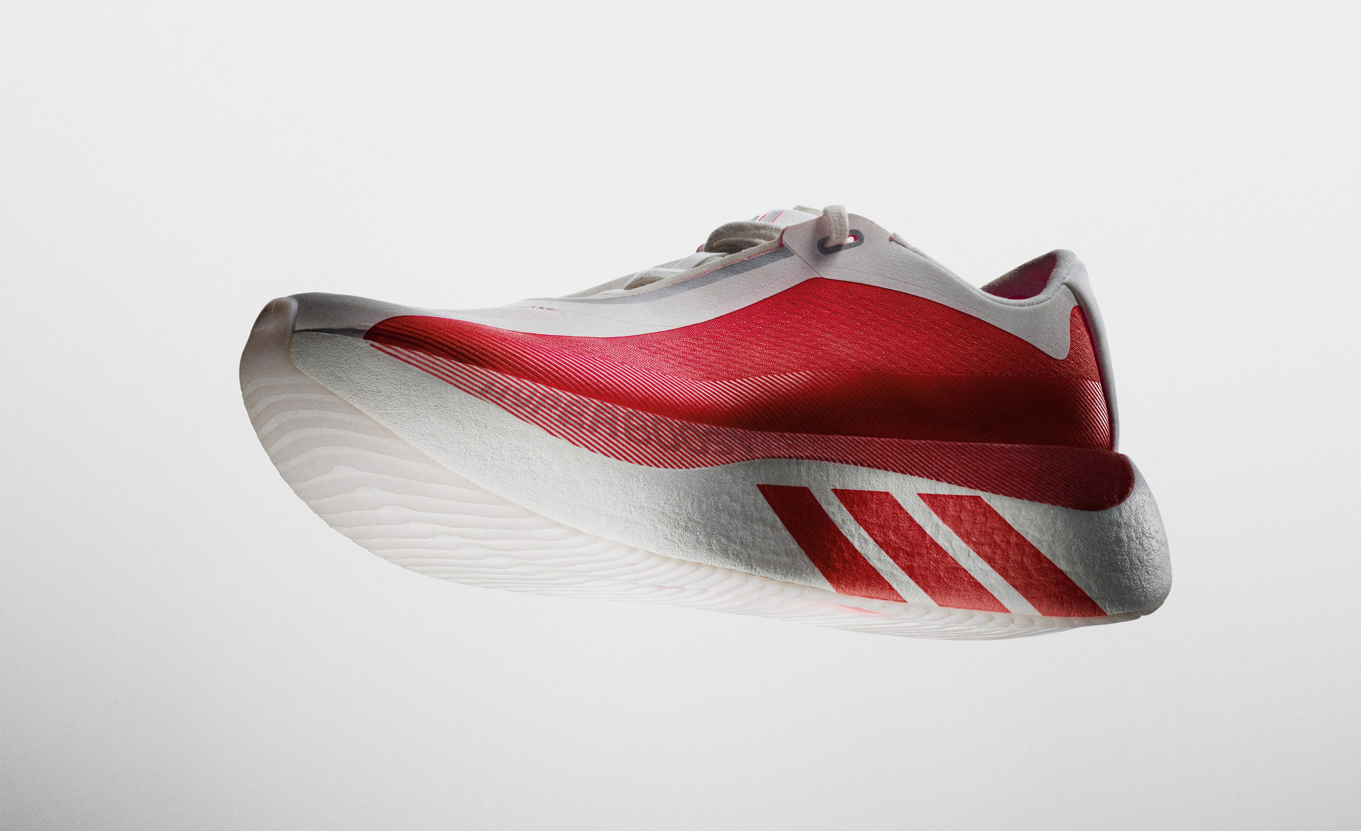 The Adidas Hyperboost Edge running shoe releases this month