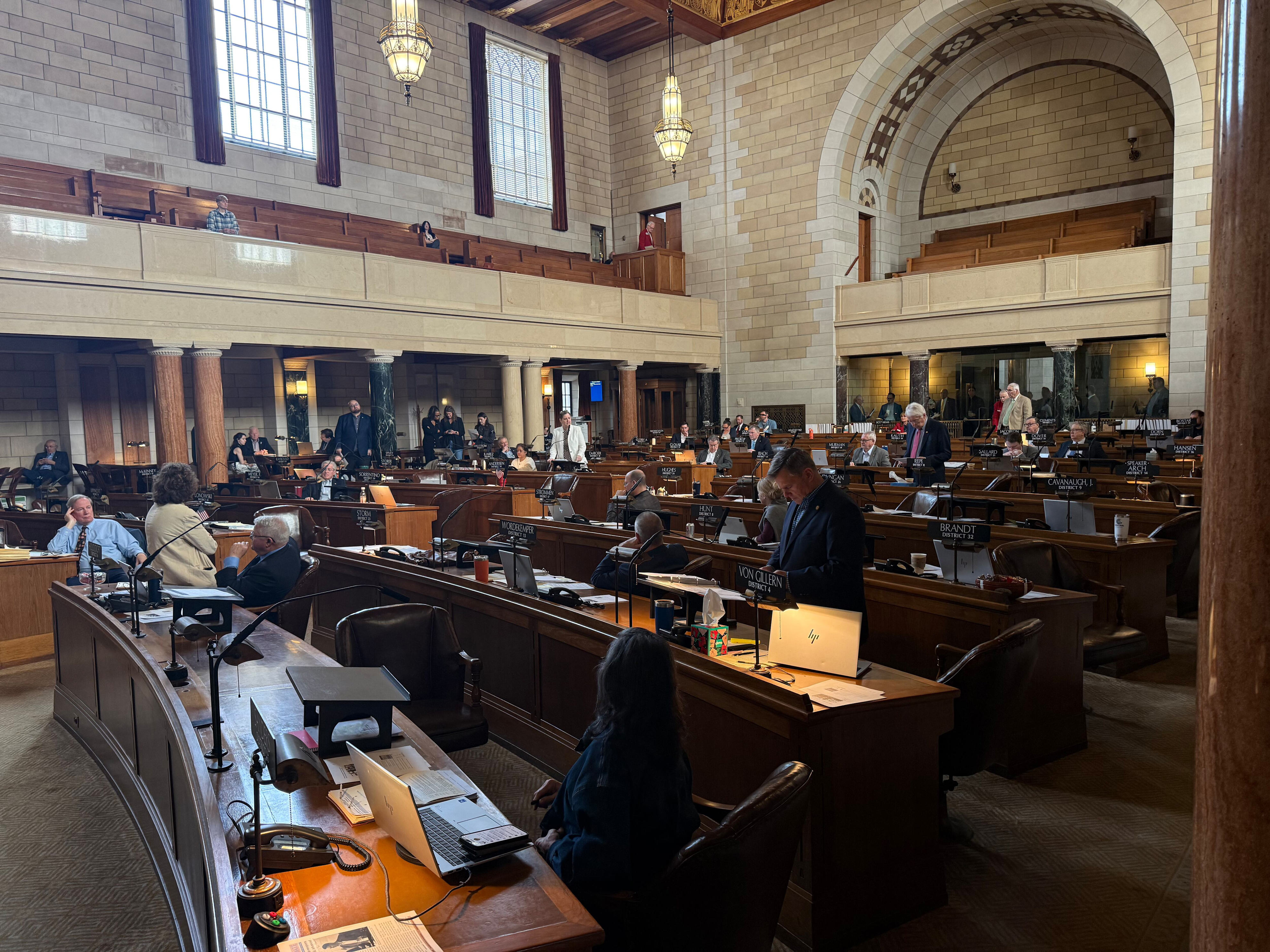 Nebraska state senator connects budget cuts to real-life domestic ...