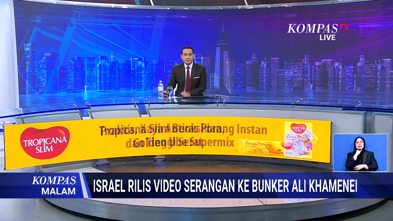 Israel serang bunker yang jadi pusat komando militer Iran | Kompas Malam