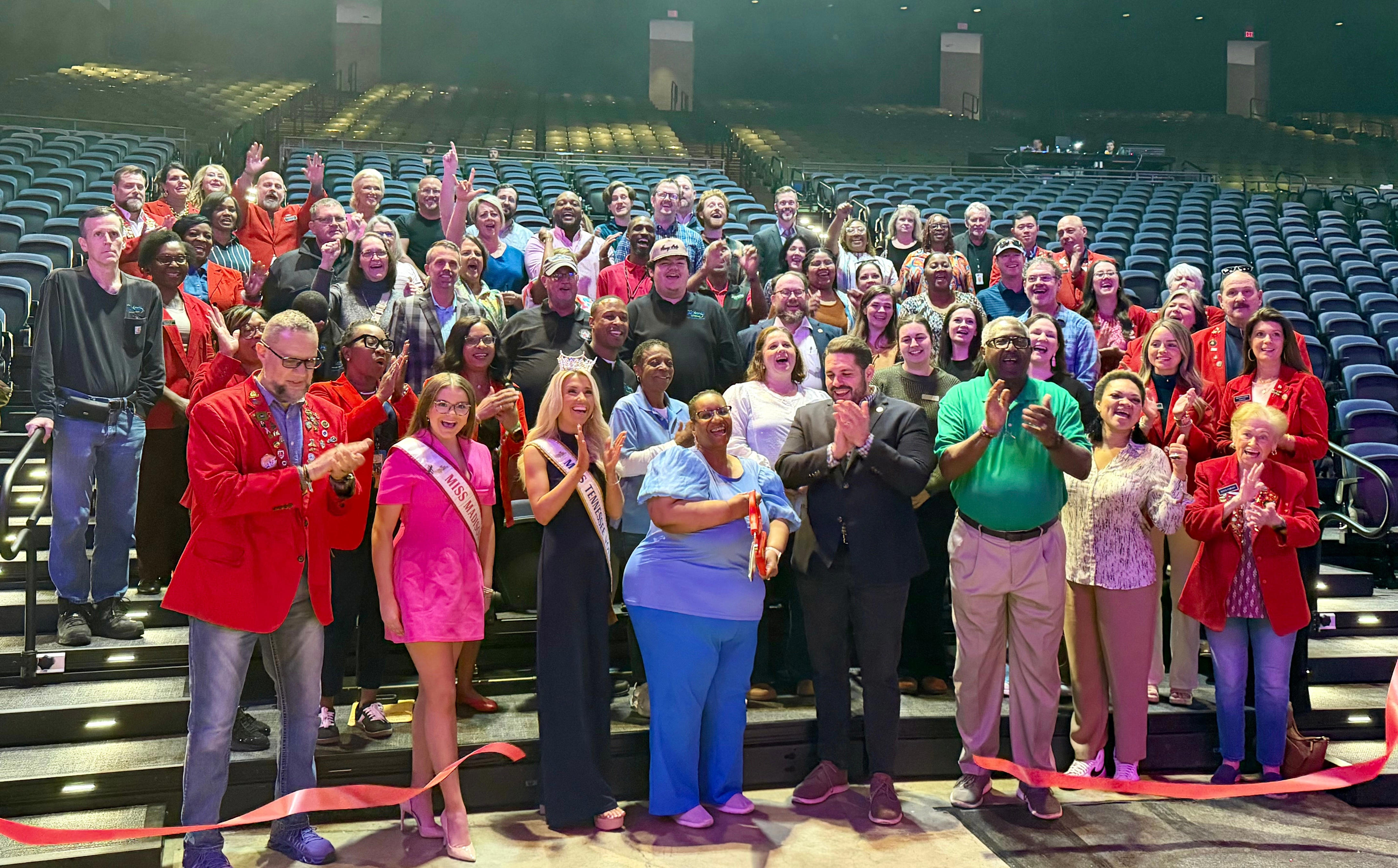 Carl Perkins Civic Center unveils new risers ahead of Miss Teen ...
