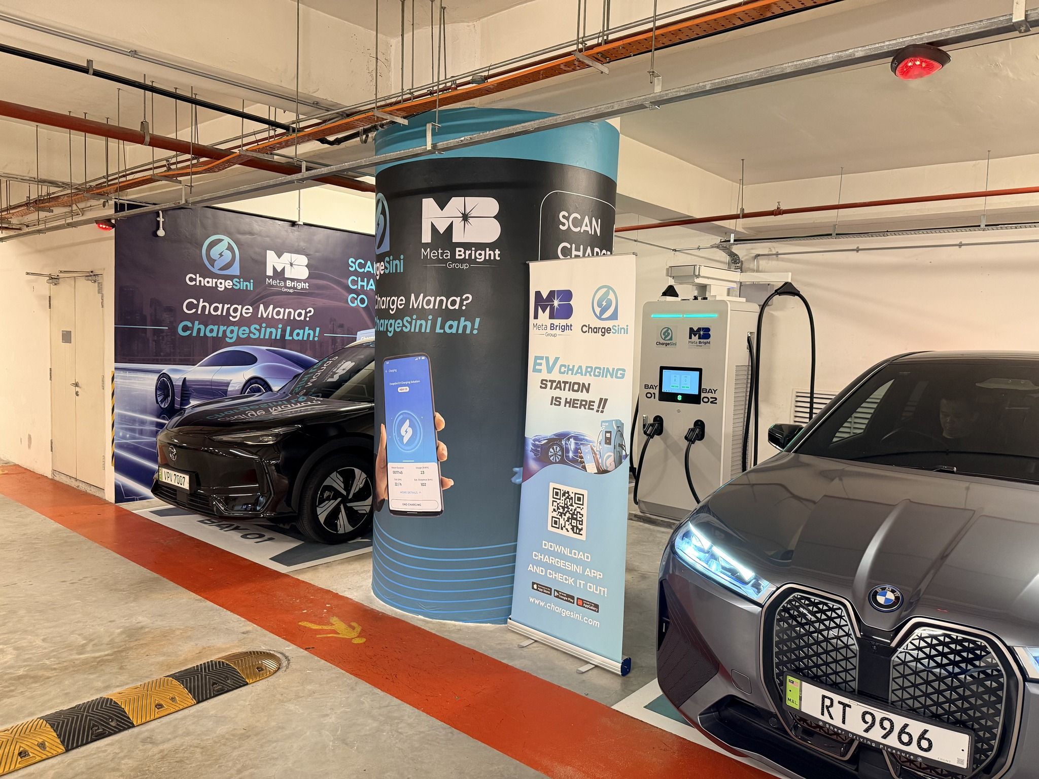 ChargeSini deploys 80kW DC charger at Sunway 163 Mall