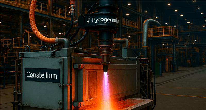 PyroGenesis electric torch system en route to top aluminum company
