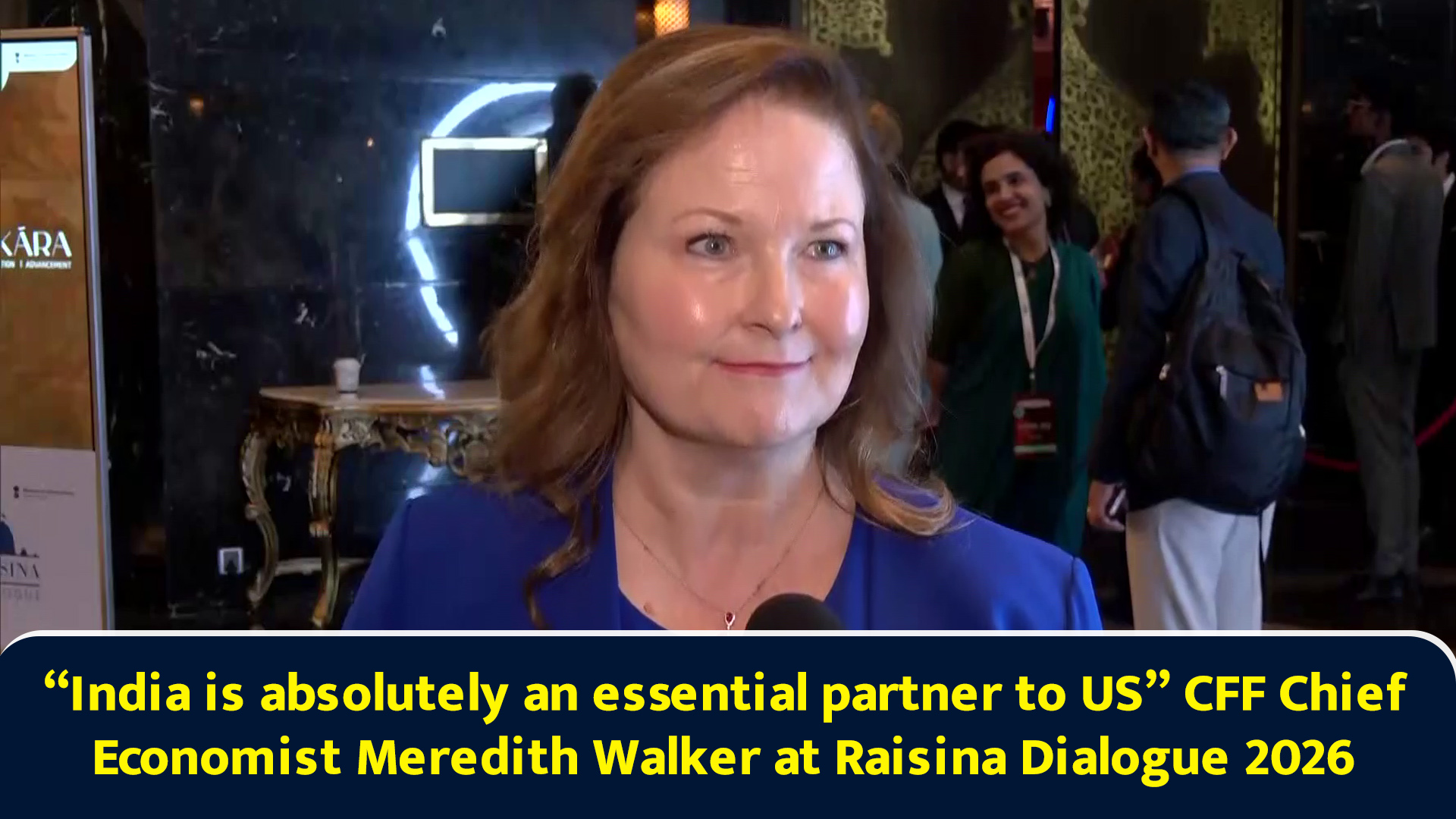 “India is absolutely an essential partner to US,” CFF chief economist ...