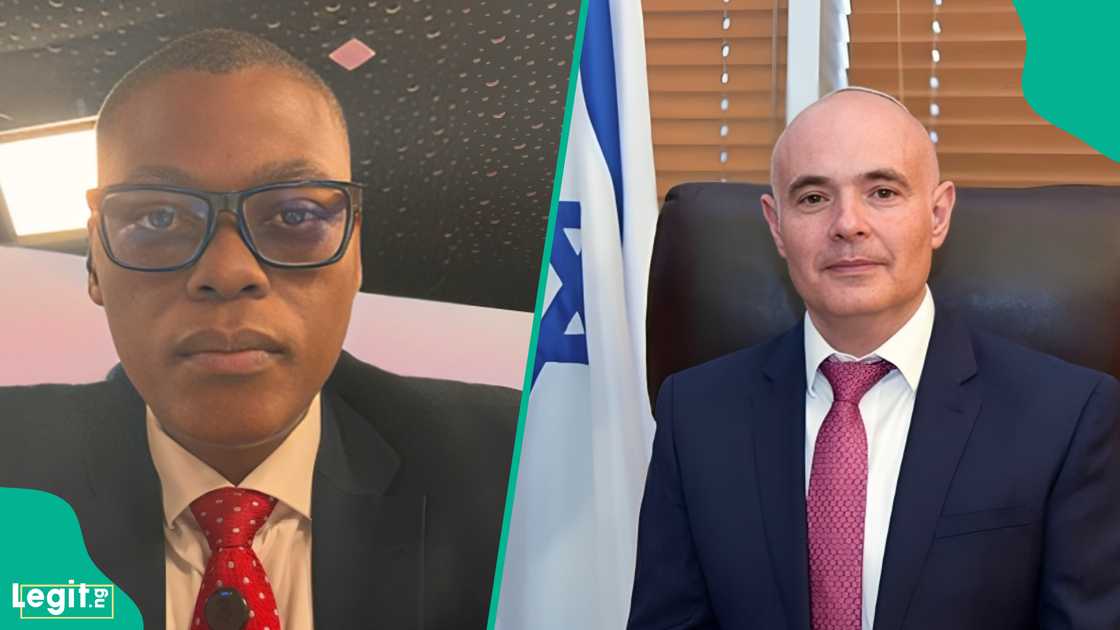 Heated moment between Rufai Oseni and Israeli ambassador Michael ...