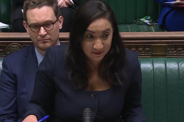 MP appears at dispatch box for first time in House of Commons after ...