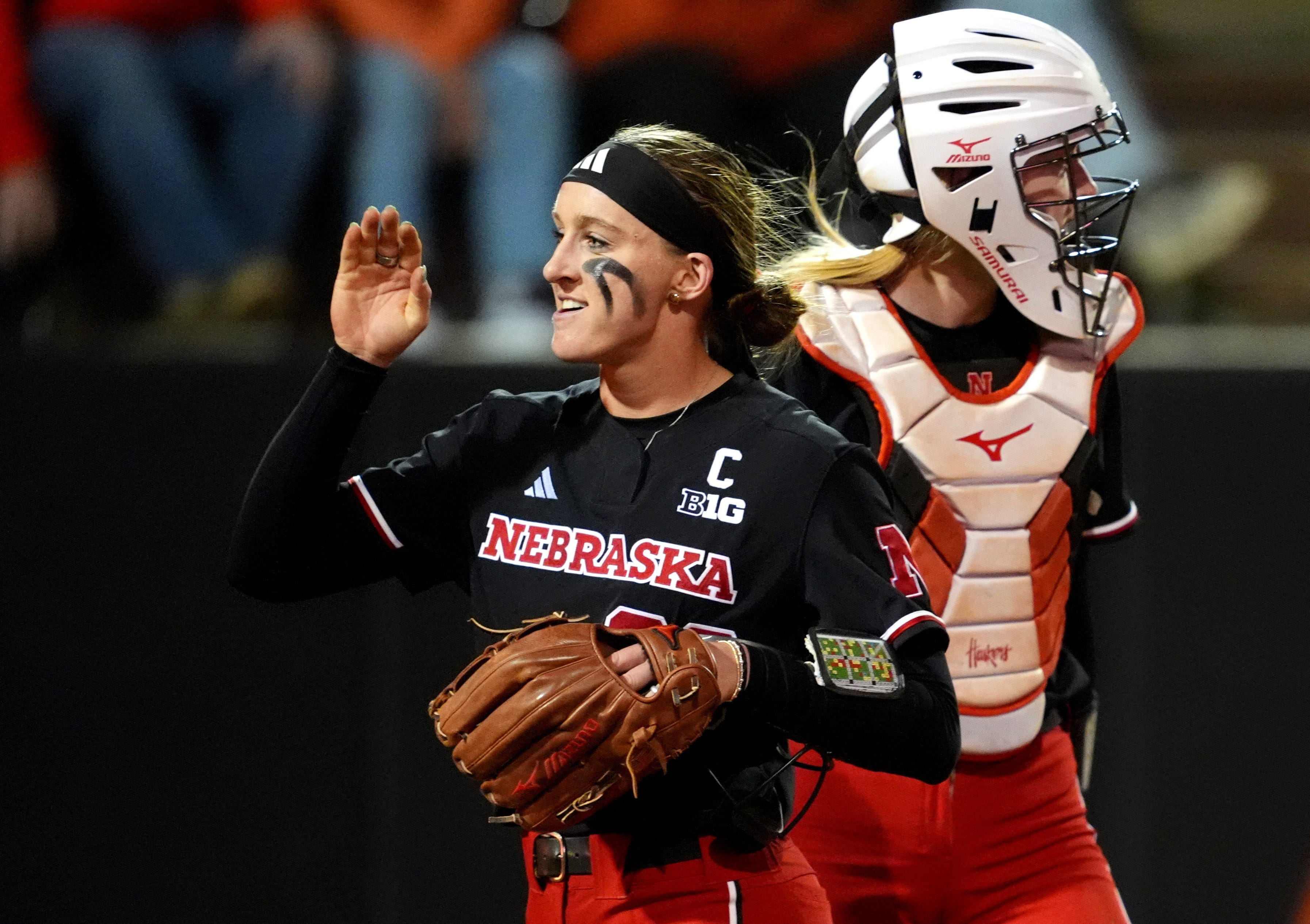 Nebraska softball sweeps Michigan in Saturday doubleheader