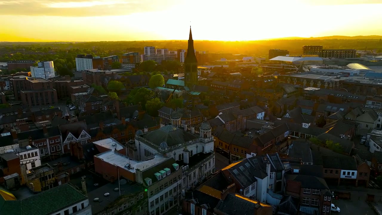 Leicester, UK: A drone's view of history and culture