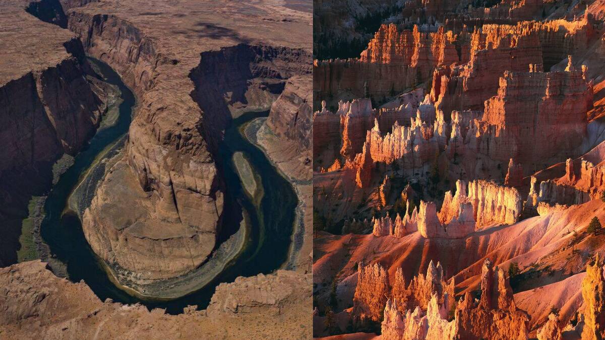 Unusual landforms sculpted by the wind