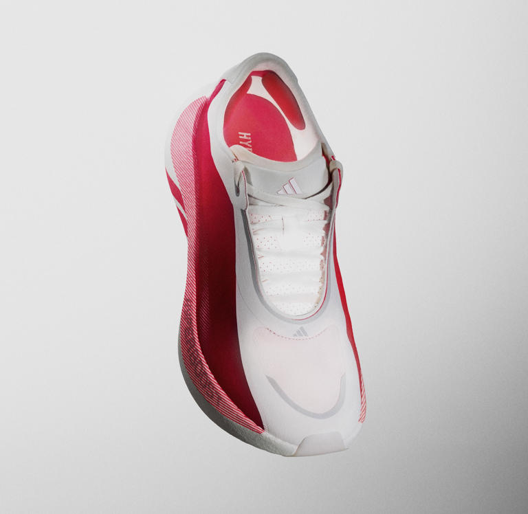 The Adidas Hyperboost Edge running shoe releases this month