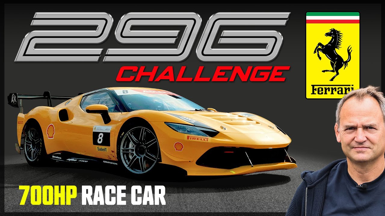 Ferrari 296 Challenge at Fiorano test track | Ben Collins ex Stig