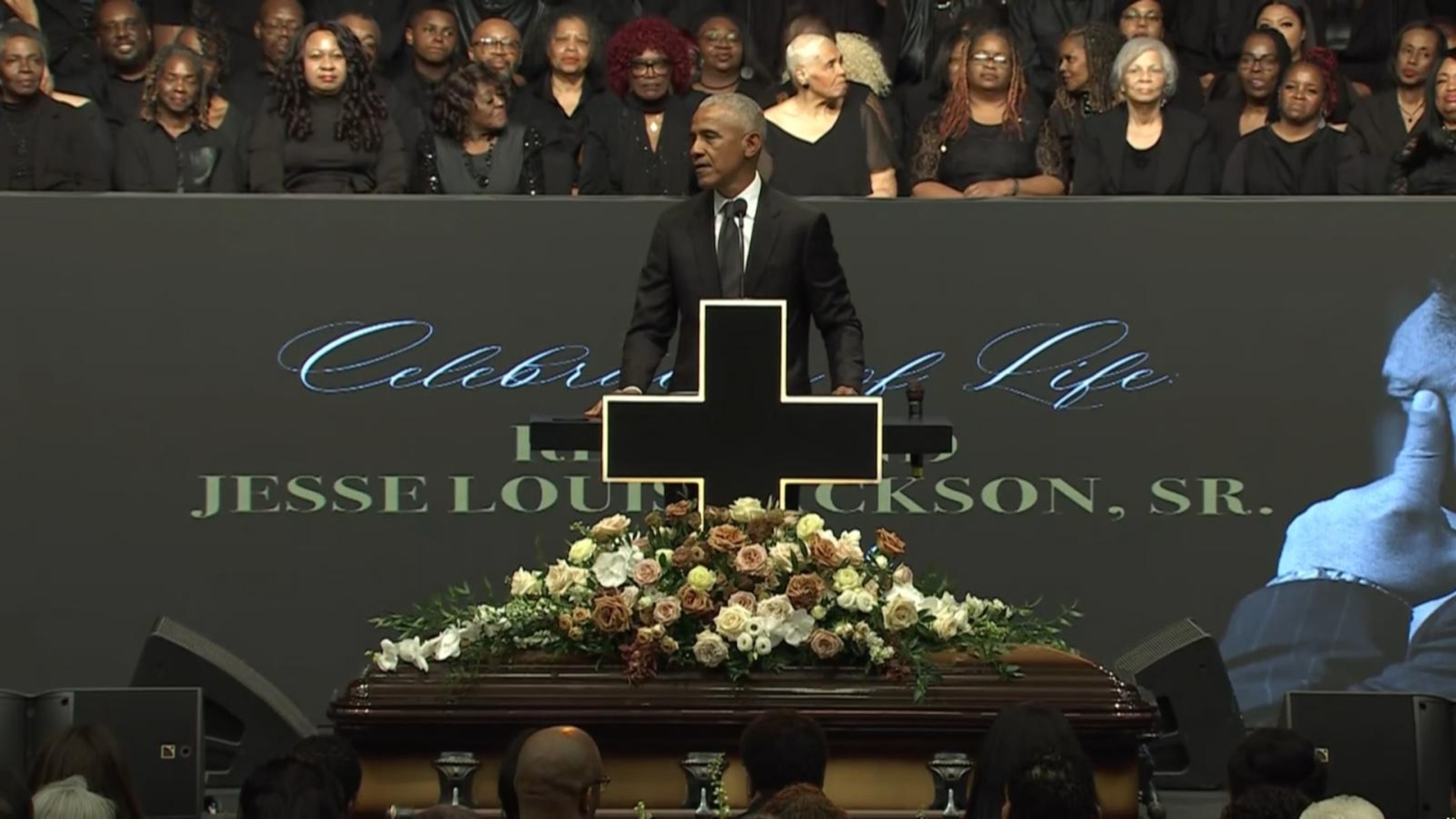 Obama speaks at Rev. Jesse Jackson celebration