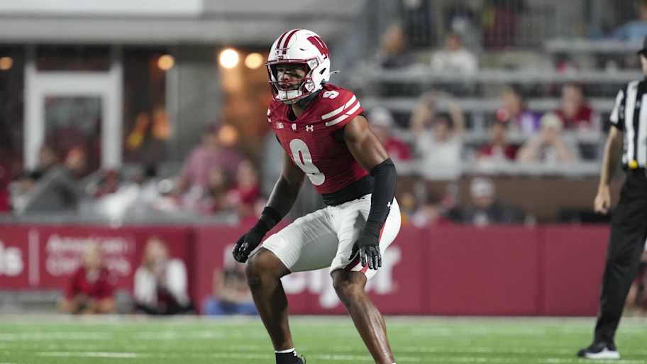Austin Brown put on an insane show during testing at the Badgers Pro Day