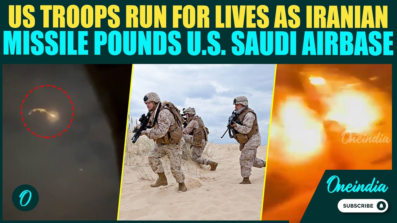 Boom! US troops narrowly escape massive Iranian missile explosion at ...