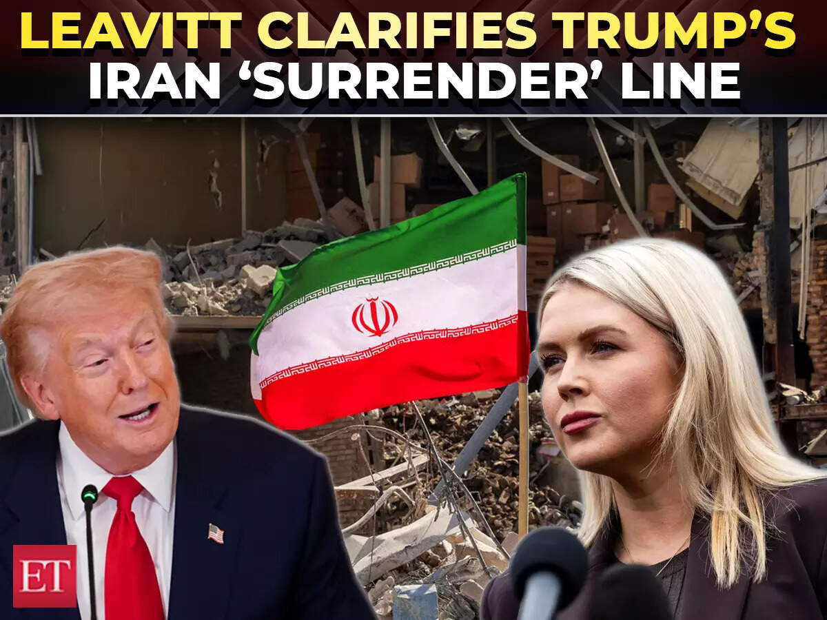 When US forces…: Leavitt clarifies what Trump's demand for Iran's ...