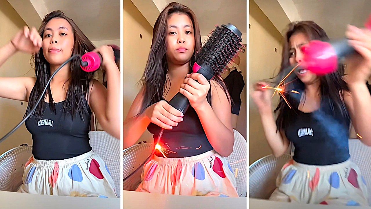 Product demo takes sudden turn after device malfunctions mid-use