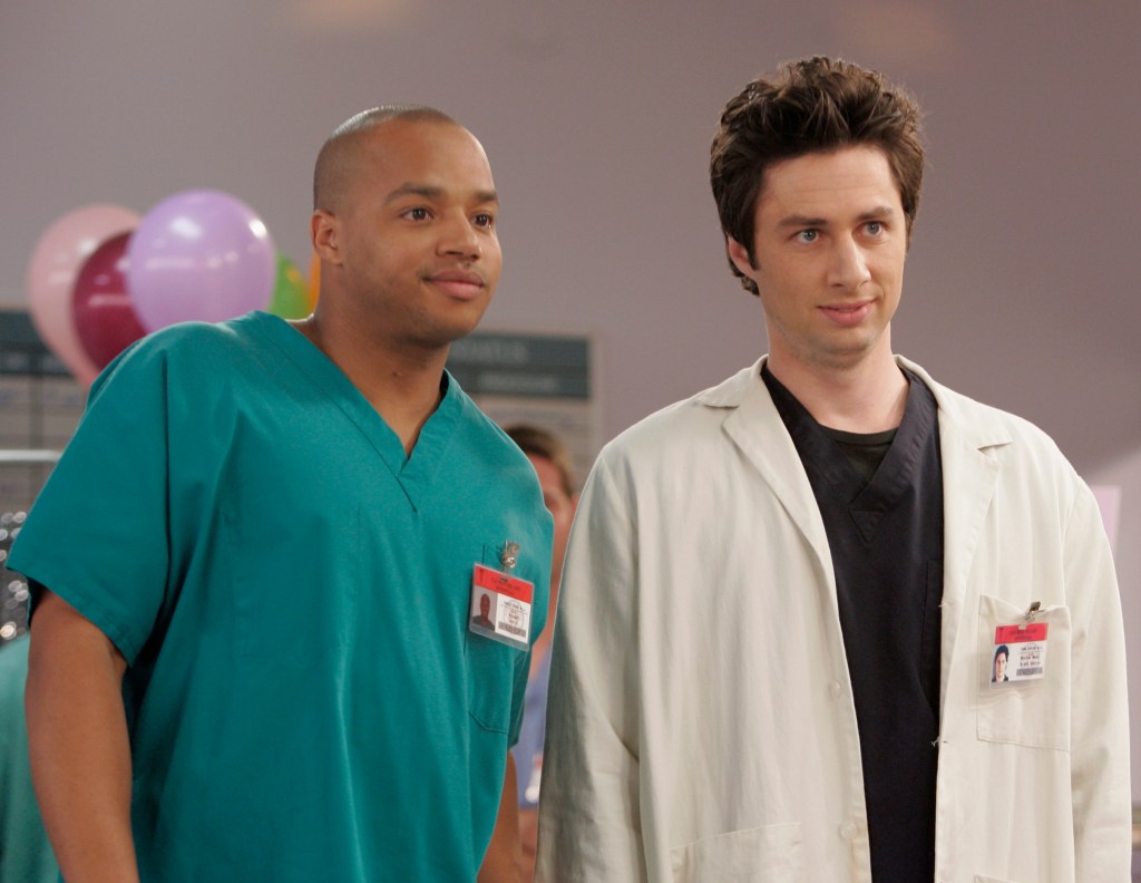 ‘Scrubs’ co-stars Zach Braff, Donald Faison recall big, ‘heated’ fight ...