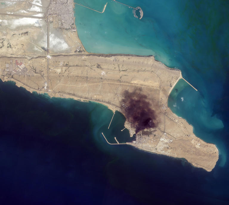 Satellite images show the extent of US-Israeli attacks across Iran