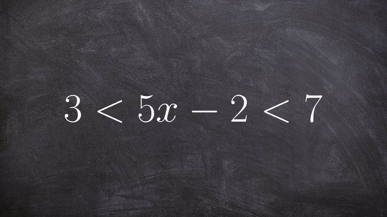 Learn how to solve a compound inequality by separating into two ...