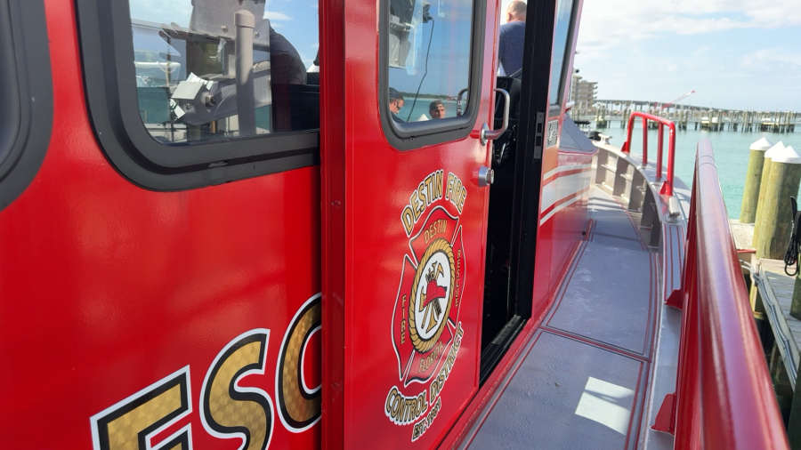 State’s largest fire rescue vessel launched in Destin