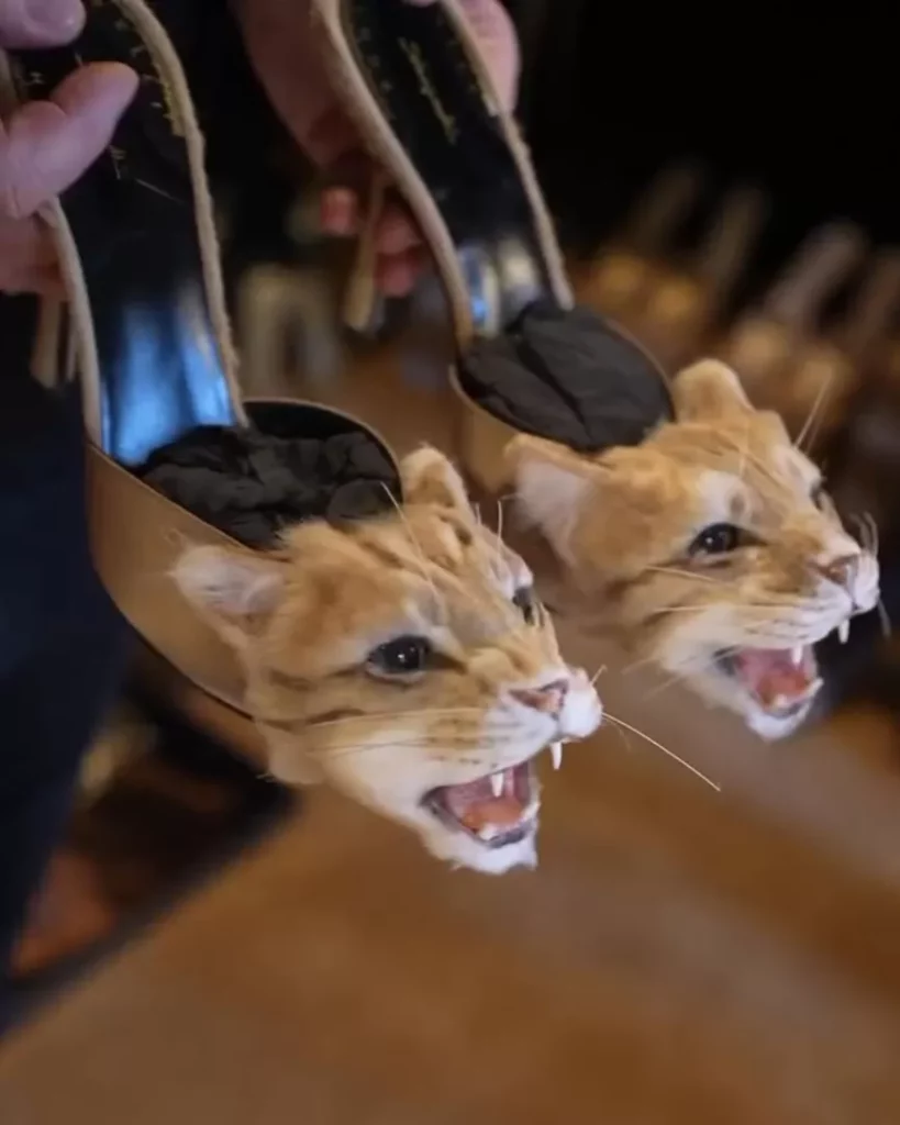 Schiaparelli’s “Sphynx” heels bring surrealism to fall 2026 fashion