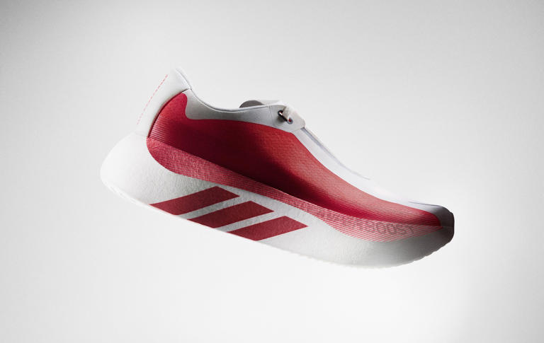 The Adidas Hyperboost Edge running shoe releases this month