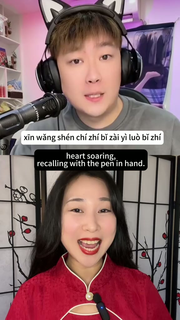 Learn Wo xing shi in Chinese with lyrics and meaning