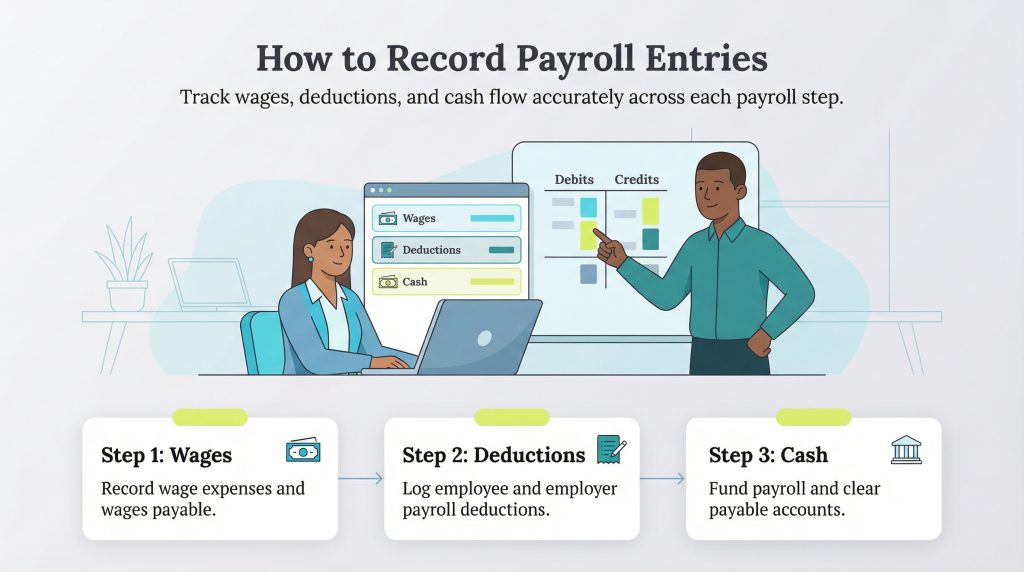 How to create payroll journal entries