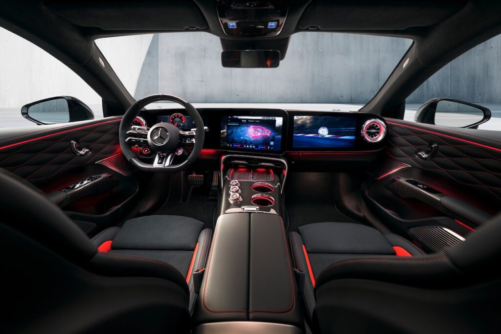 Mercedes-AMG reveals interior of the next AMG GT 4-door coupe