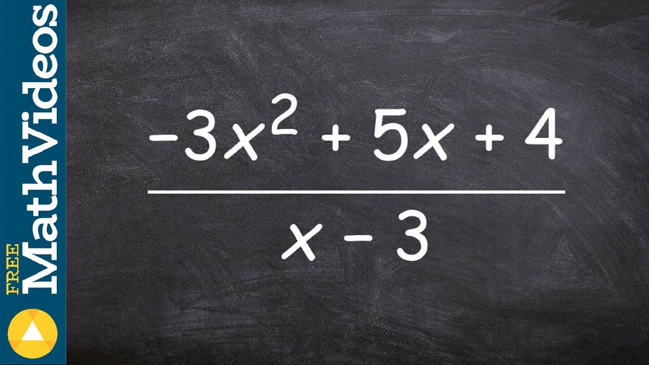 Applying long division with a remainder