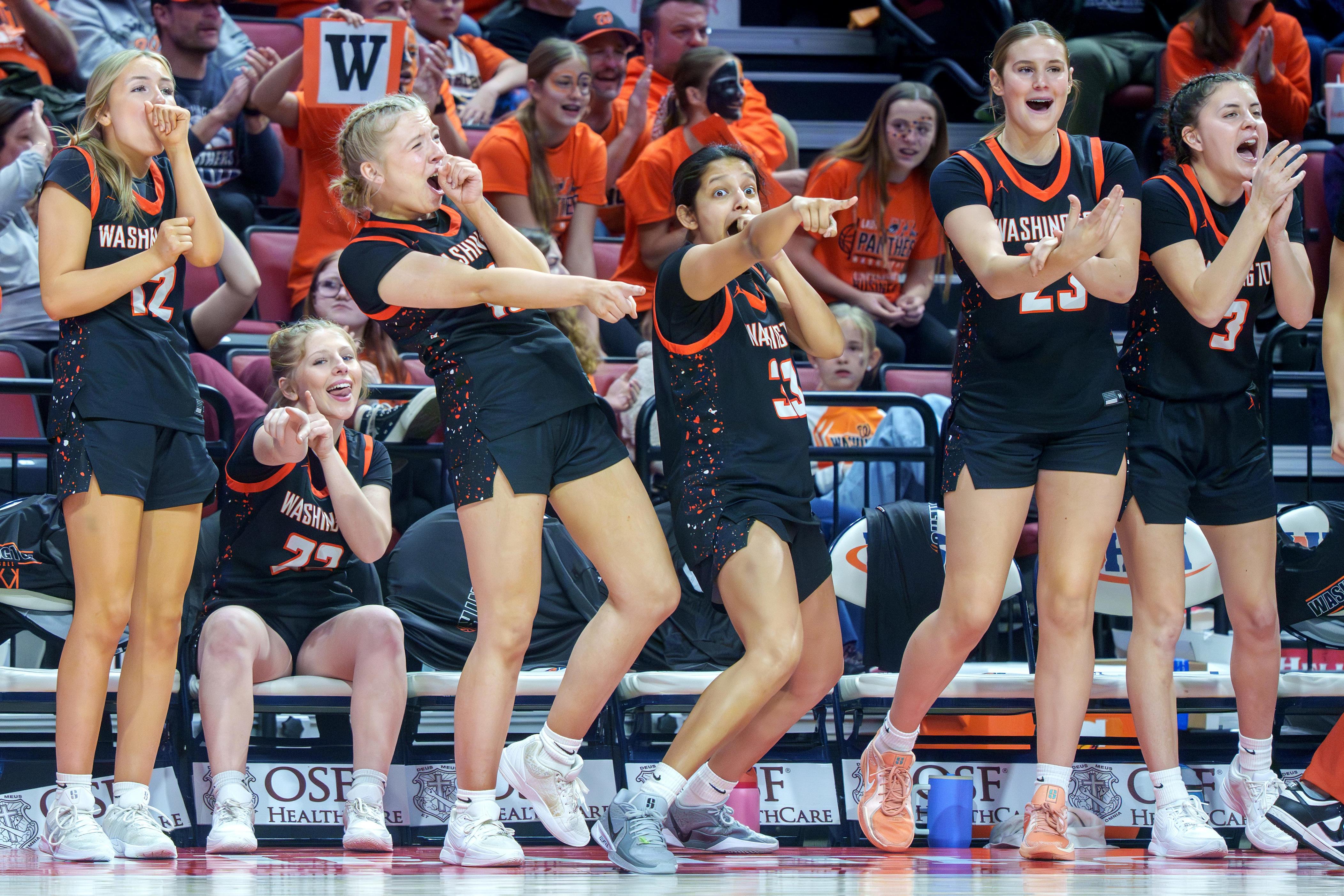 Washington rolls to IHSA girls basketball state championship game