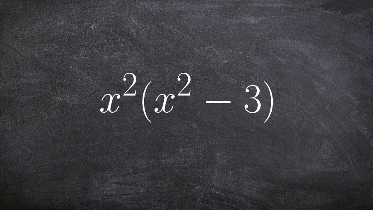 Easiest way to apply distributive property of a monomial and a binomial