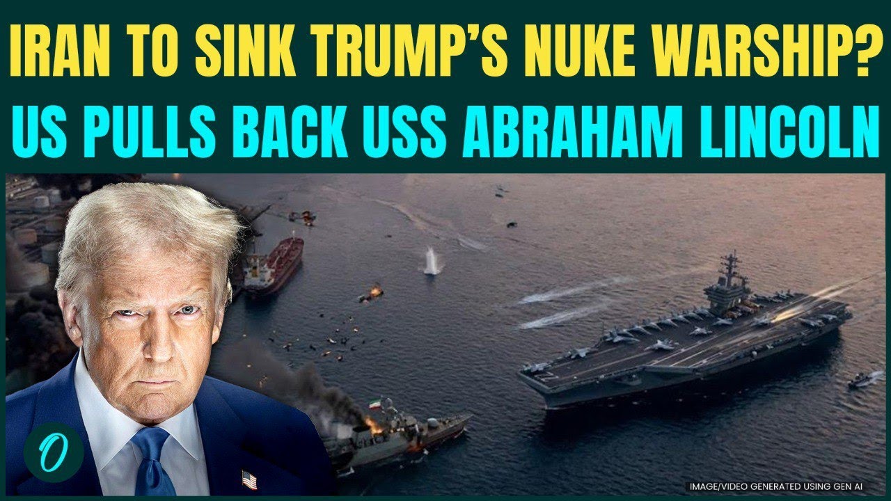 Iranian missiles bomb USS Abraham Lincoln? Trump’s warship flees in ...