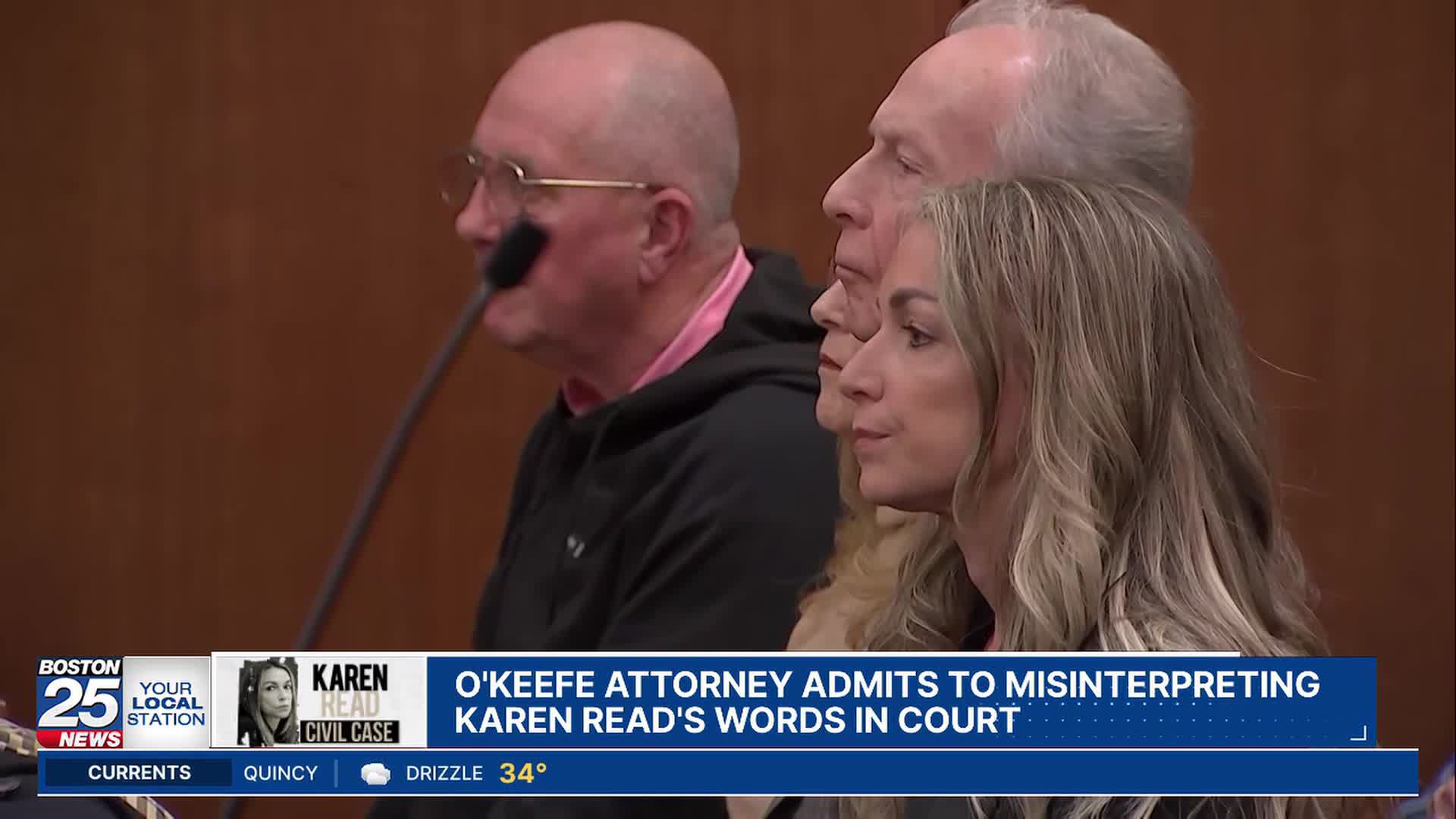 Attorney for John O’Keefe’s family admits to misinterpreting Karen Read ...