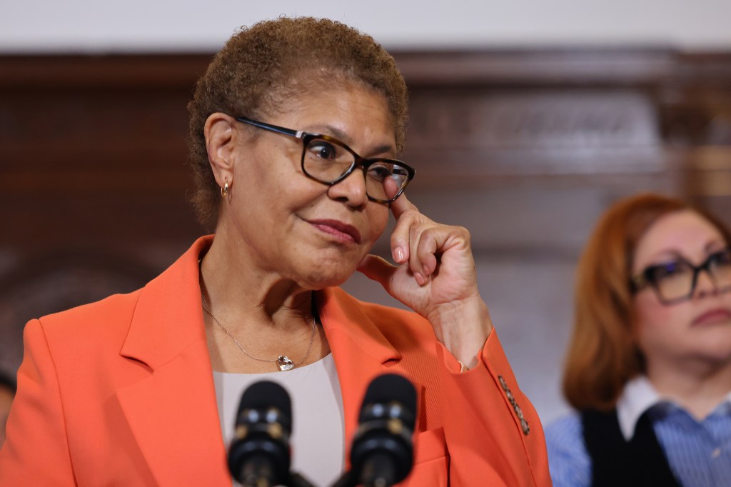 'Lying' LA Mayor Karen Bass accused of gaslighting to 'protect ...
