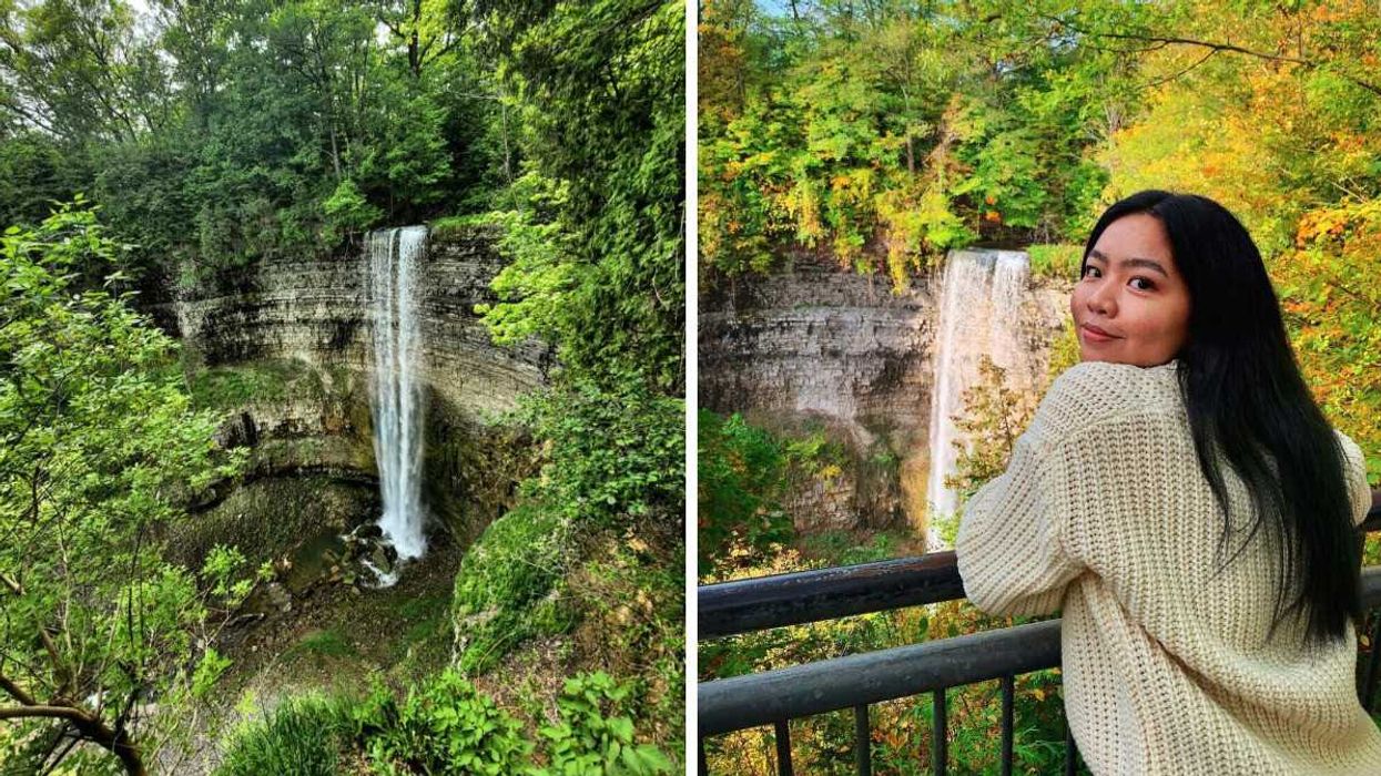 This mystical ribbon waterfall 1 hour from Toronto is almost as tall as ...