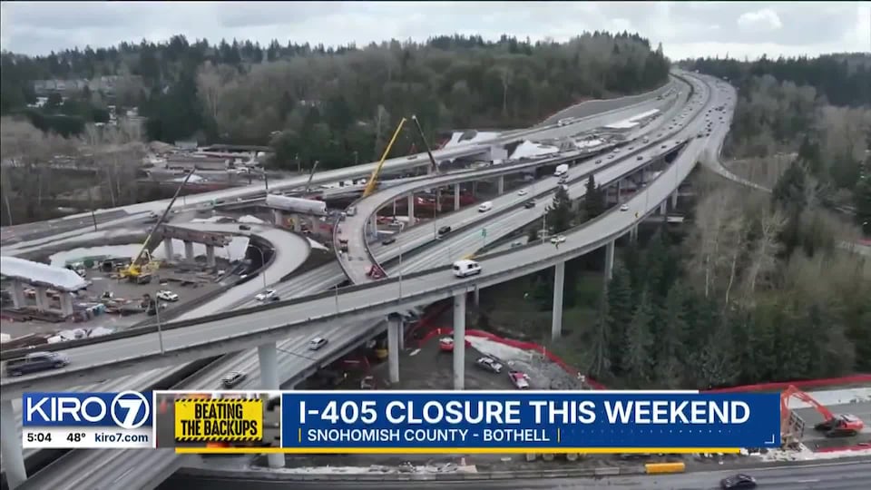 Video: I-405 closure this weekend