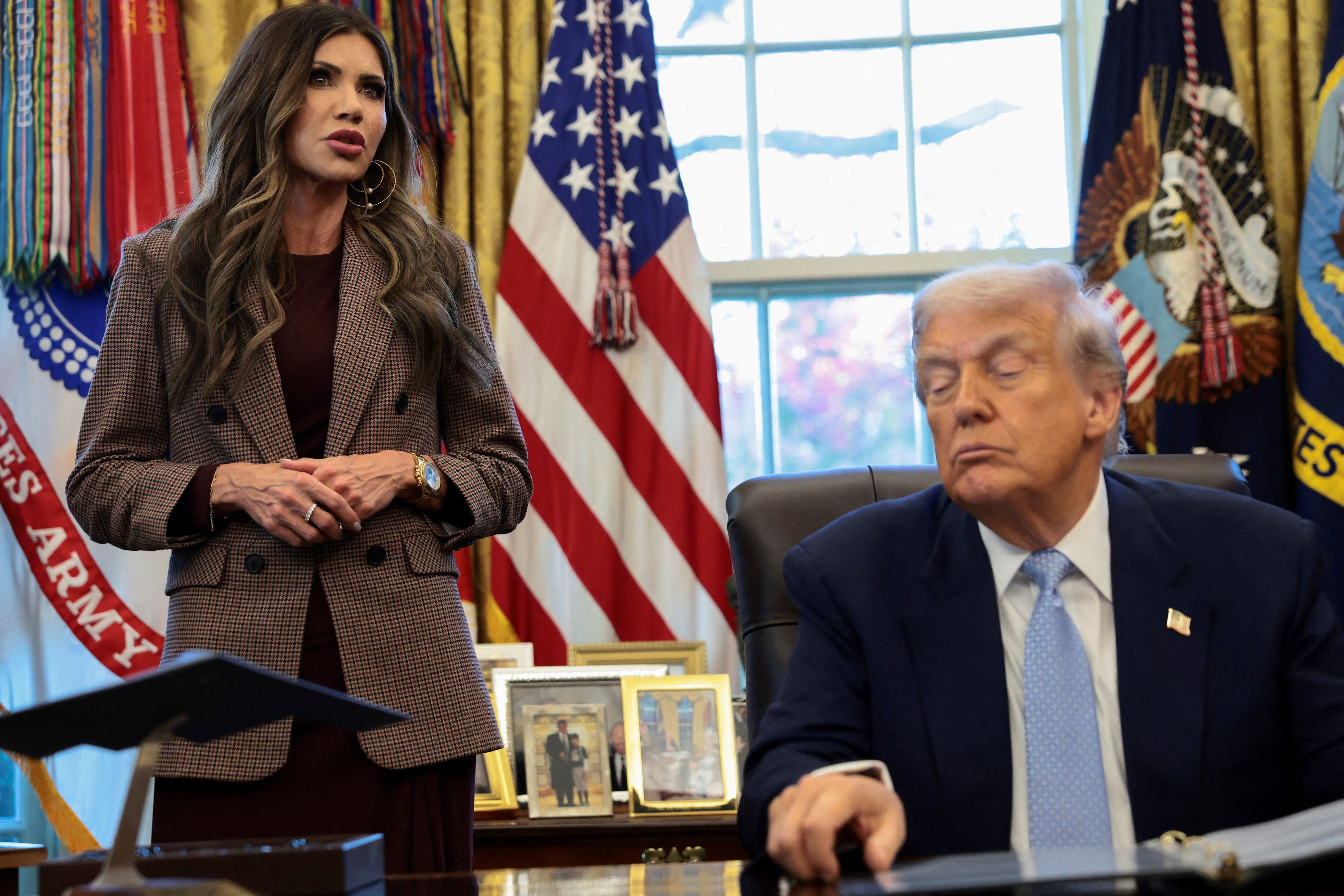 ICE Barbie Ripped for Hypocrisy After Trump Axe for Grifting