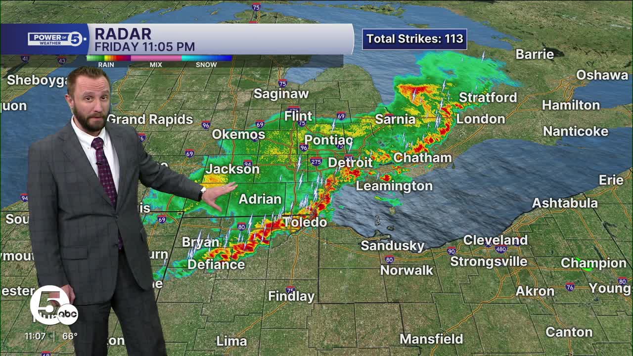Severe storm expected to move through Northeast Ohio Saturday