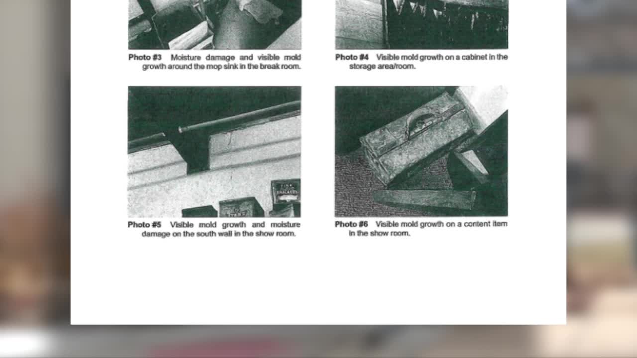 Environmental report shows visible mold in Sarpy County Museum