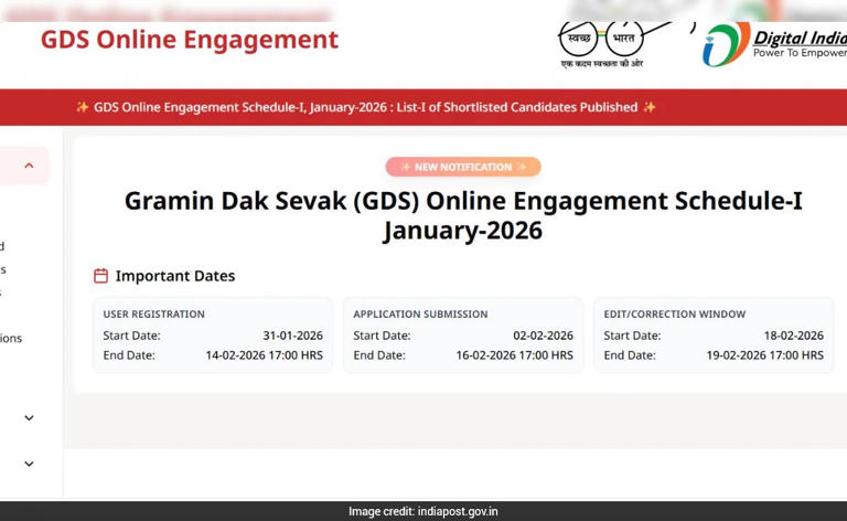 India Post GDS result 2026 out: First list of shortlisted candidates ...