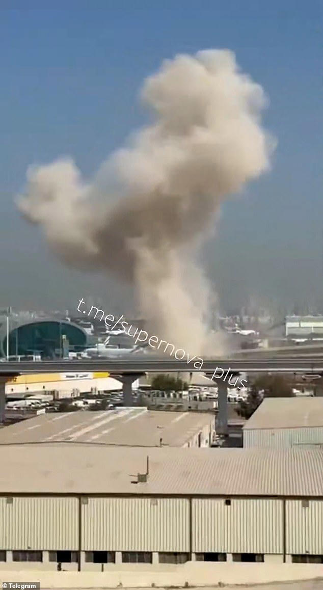 Dubai airport hit by Iran drone: Massive explosion as terminals evacuated