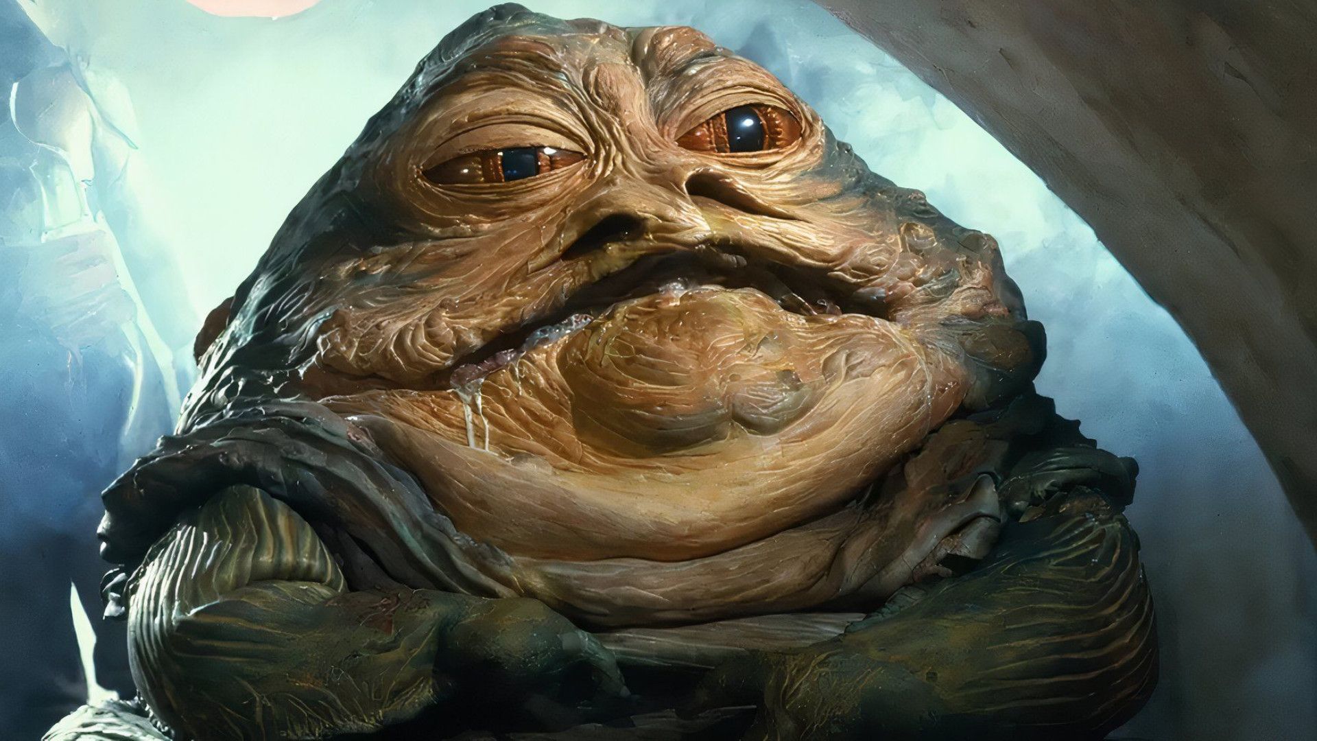 New Mandalorian & Grogu image reveals best look yet at Jabba the Hutt's ...